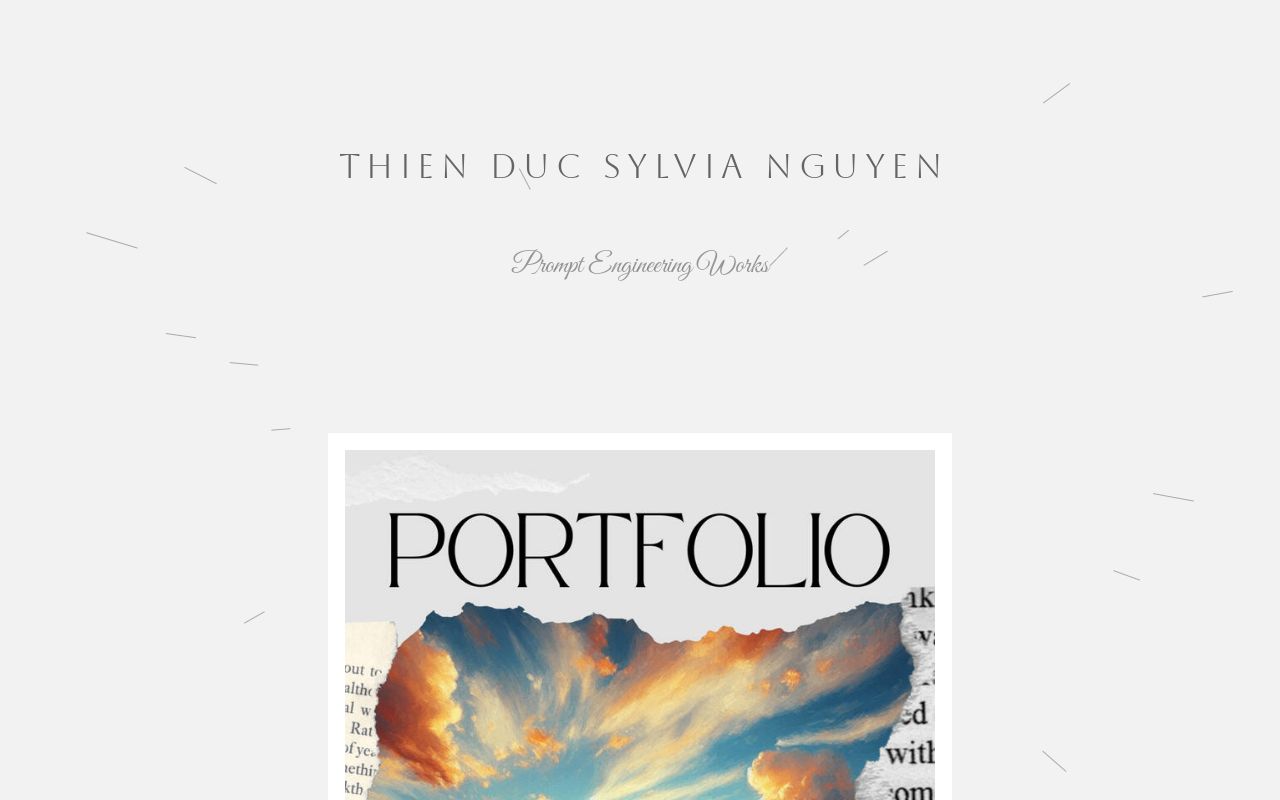 Prompt Engineering Portfolio - Thien Duc Sylvia Nguyen - Deutschland ...